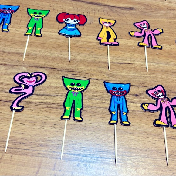 Party Supplies | Huggy Wuggy Critters Cupcake Toppers | Poshmark